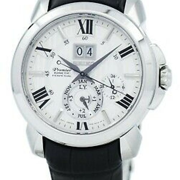 Seiko Premier Kinetic Perpetual Calendar SNP143 SNP143P1 SNP143P Men's Watch | WatchCharts ...