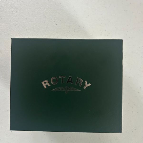 Rotary Menâ s Blue Dial Menâ s Watch 37mm Steel Box & Papers, BRAND NEW ...