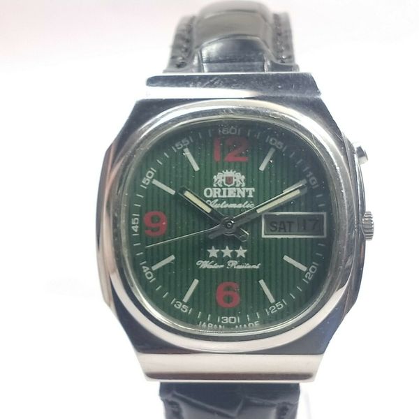 Vintage Orient Automatic Movement Day, Date Dial Analog Wrist Watch For ...