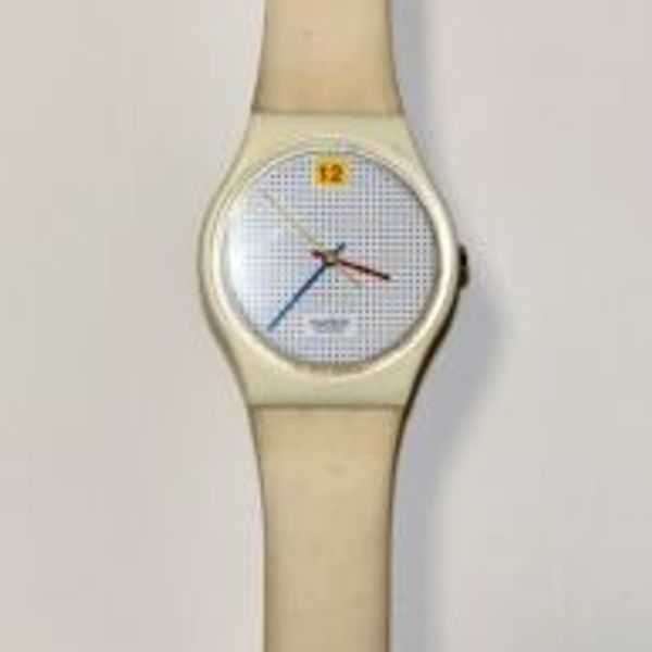 Vintage 1985 Swatch Watch Original "Dotted" Swiss LW104 Not Tested ...
