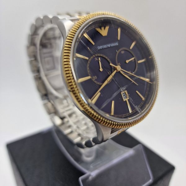Emporio Armani AR1847 Quartz Men's Watch Chronograph /Day Window. (F ...