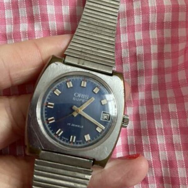 Oris Super 17 Jewels Mens Mechanical Watch with date | WatchCharts