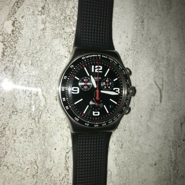 Swatch Irony Very Dark Grid YVS461 | WatchCharts Marketplace