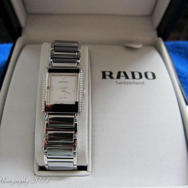 FS: Ladies Rado Jubile w/Diamonds. Petit watch, rectangular case ...