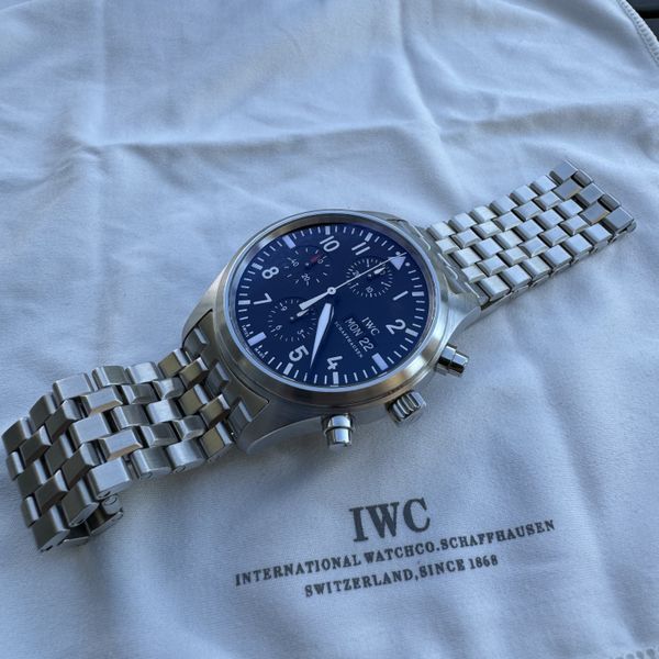 IWC Pilot's Chronograph IW371704, Full Kit! | WatchCharts UK