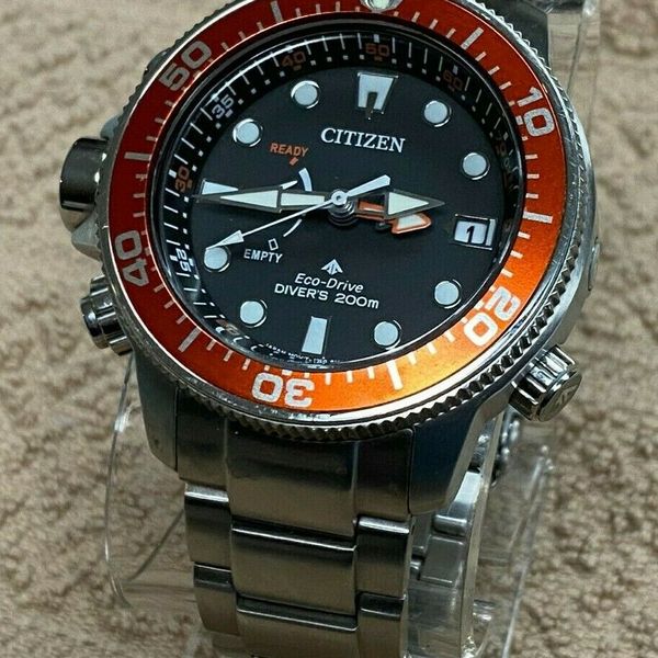 Pre-Owned Citizen J250 Pro Master Eco-Drive Divers 200M Men's Watch ...