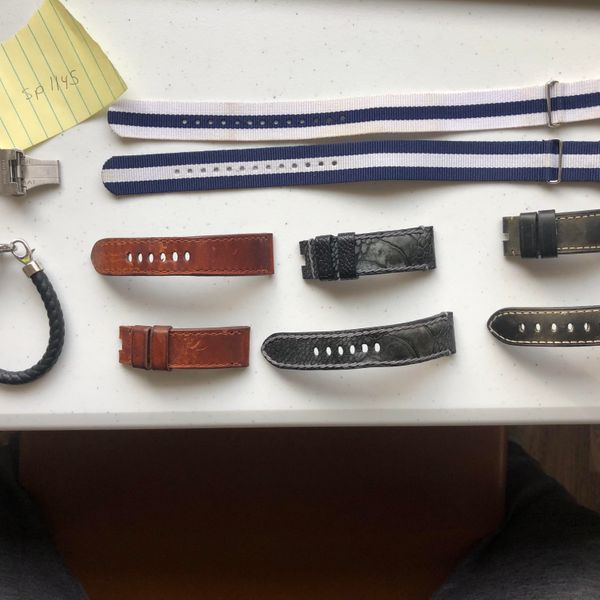[WTS] OEM Panerai Buckle and Strap, Aaron Bespoke / Combat Straps and ...