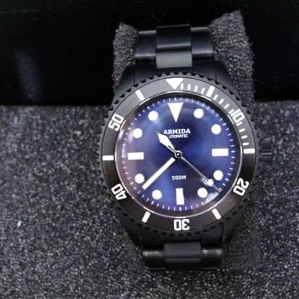 FSOT: Armida A2 PVD Milsub - Blue Dial- Reduced | WatchCharts Marketplace