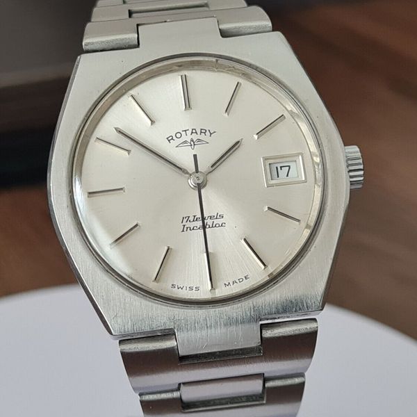 Gents Rotary Swiss Made Mechanical Wind Watch with Cal. AS1950/51 and ...