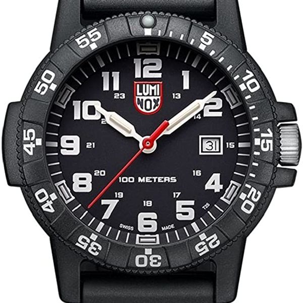 LUMINOX Luminox watch men's leather back seat turtle giant LEATHERBACK ...