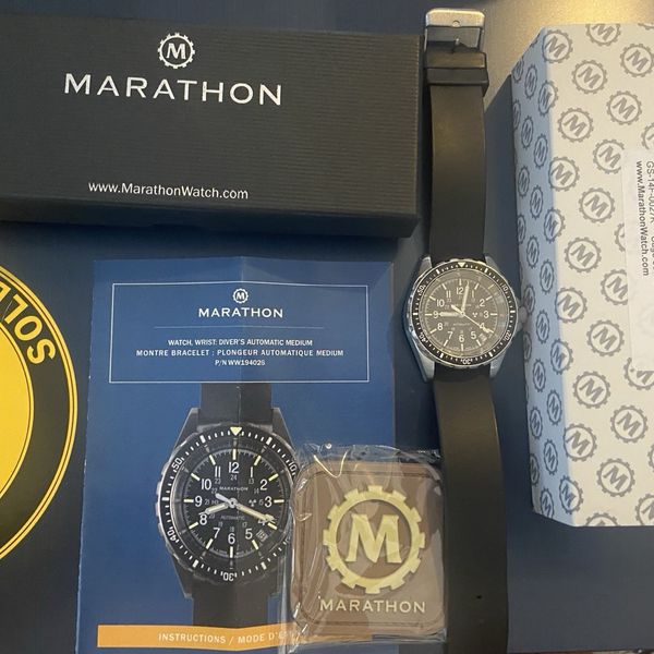Marathon MSAR 36mm Swiss Made automatic military dive watch w/ Box ...