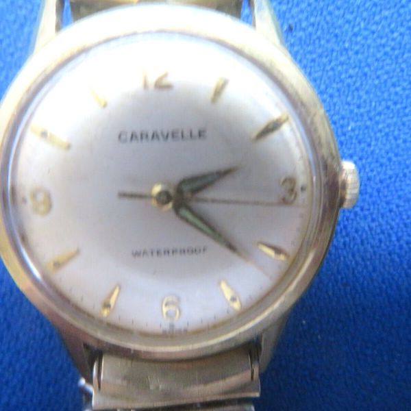 Vintage Waltham Incabloc 25 Calendar Self Winding Swiss + Caravelle ...