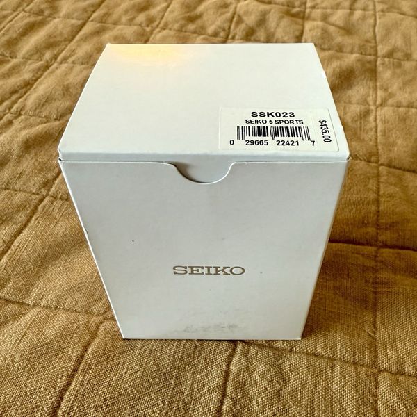Seiko 5 Sports Men's Black Watch - SSK023 | WatchCharts Marketplace