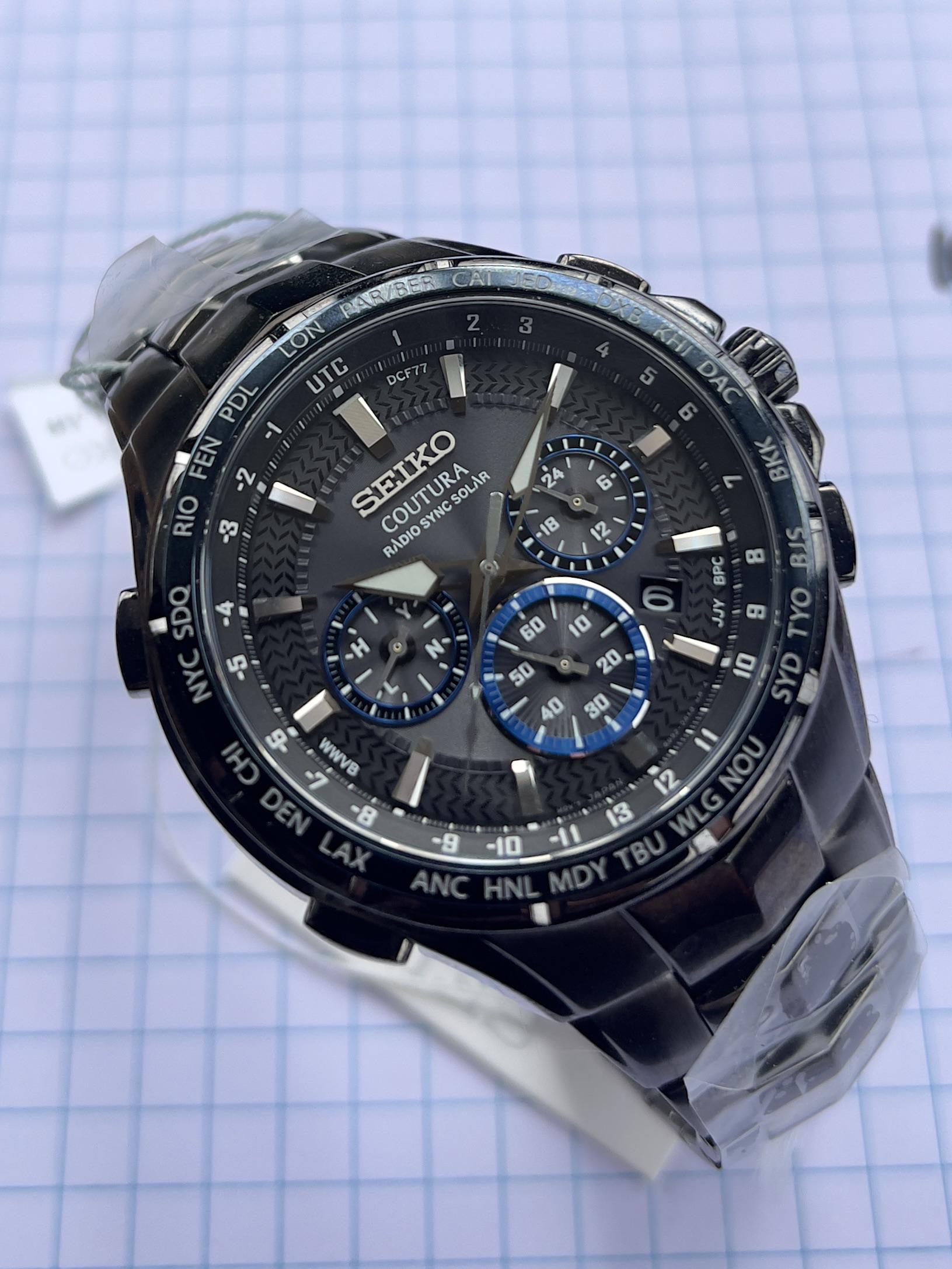 [WTS] Seiko Coutura Chronograph Radio Sync Solar SSG021 - new in box ...