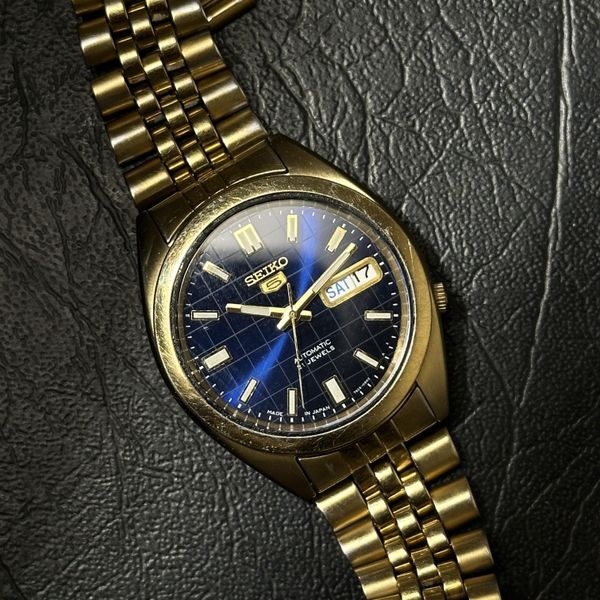 [WTS] Seiko 5 - 7s26-00x0 - Blue Checkered Dial | WatchCharts Marketplace