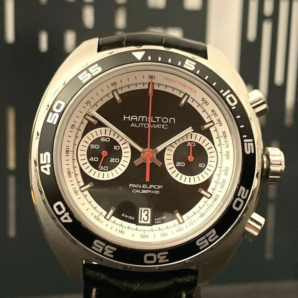 Hamilton Pan-Europ Chronograph H35756735 Automatik Uhr Full Set nur 14 ...