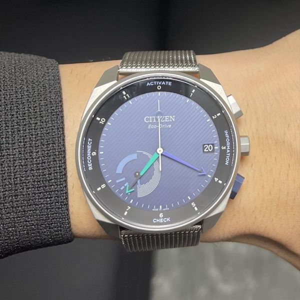 Citizen Eco-Drive Bluetooth Made in Japan 1.7in Solar Smartwatch Mens ...