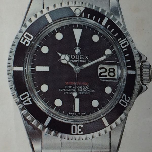 FS : (sold ) Rolex Vintage SUBMARINER early 70’s red writing era FAT ...