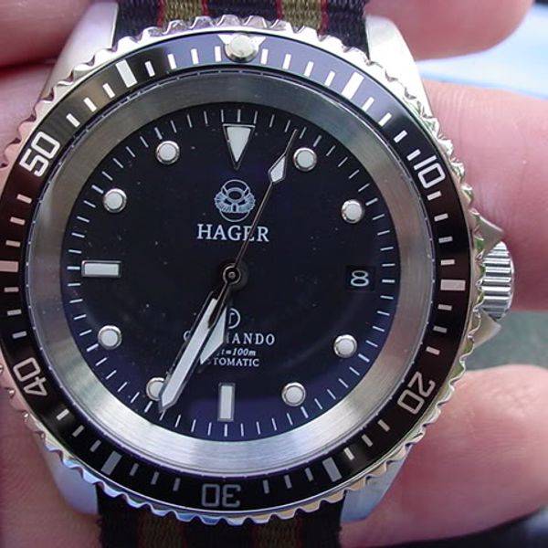 SOLD! - Hager Commando Mil-Sub - With Extras | WatchCharts