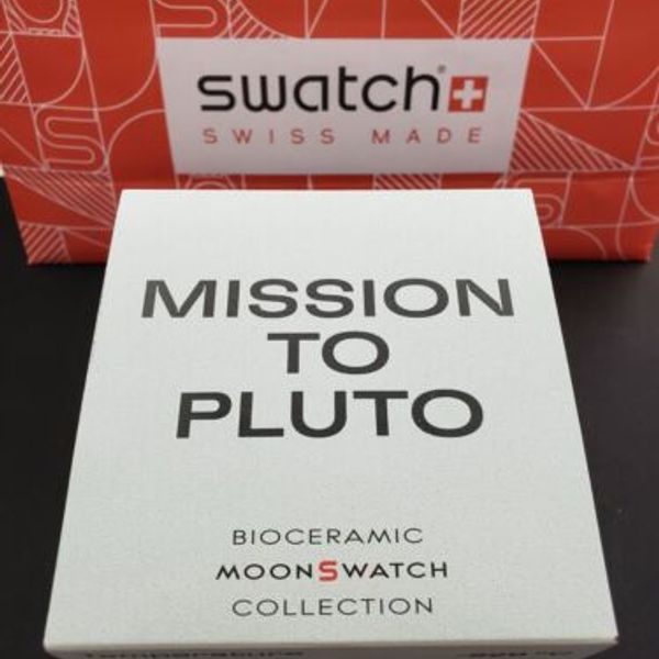 OMEGA x Swatch Speedmaster Moonswatch Mission To Pluto - Brand New in ...