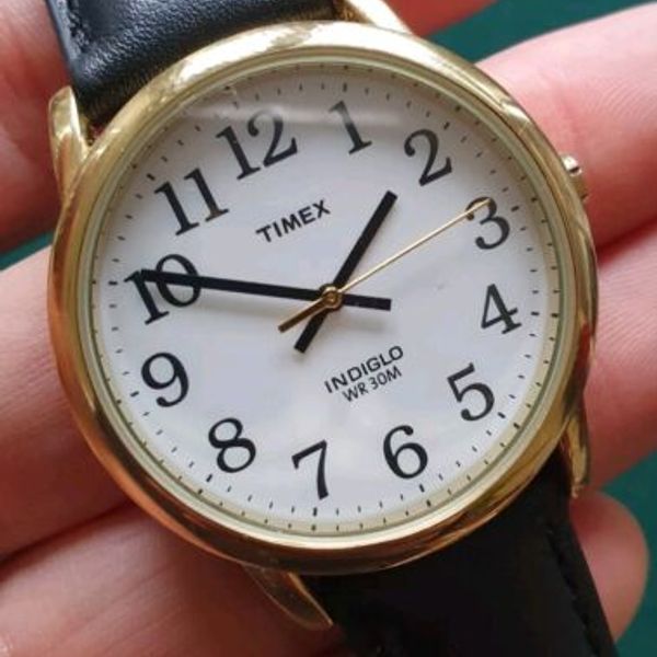 Timex Mens Easy Reader Indiglo Watch New Battery | WatchCharts Marketplace