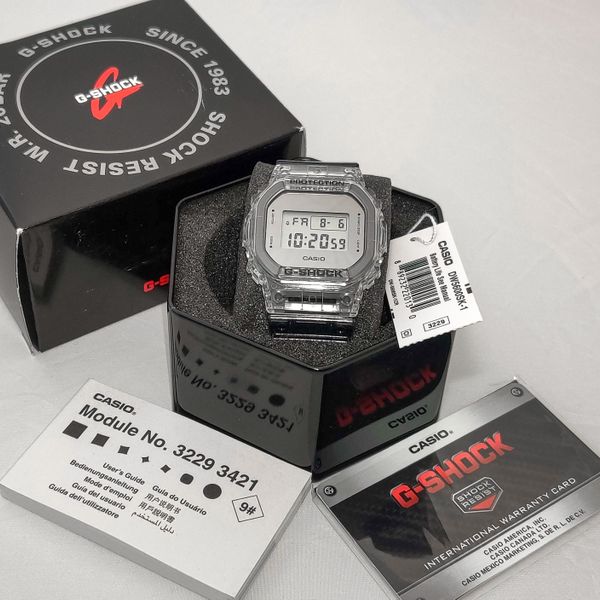 FS: G-Shock DW5600SK-1 Skeleton Series Square | WatchCharts