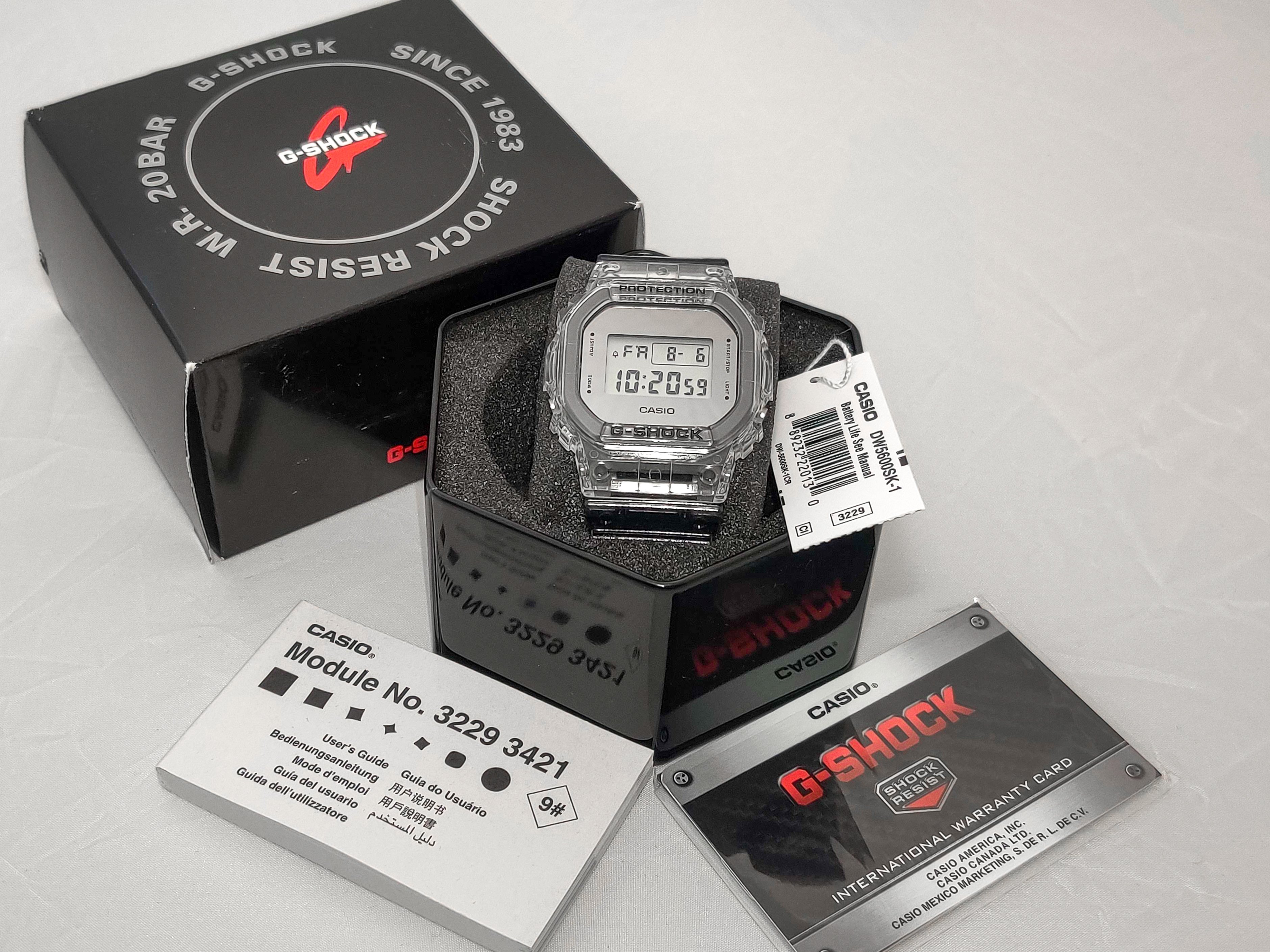 FS: G-Shock DW5600SK-1 Skeleton Series Square | WatchCharts