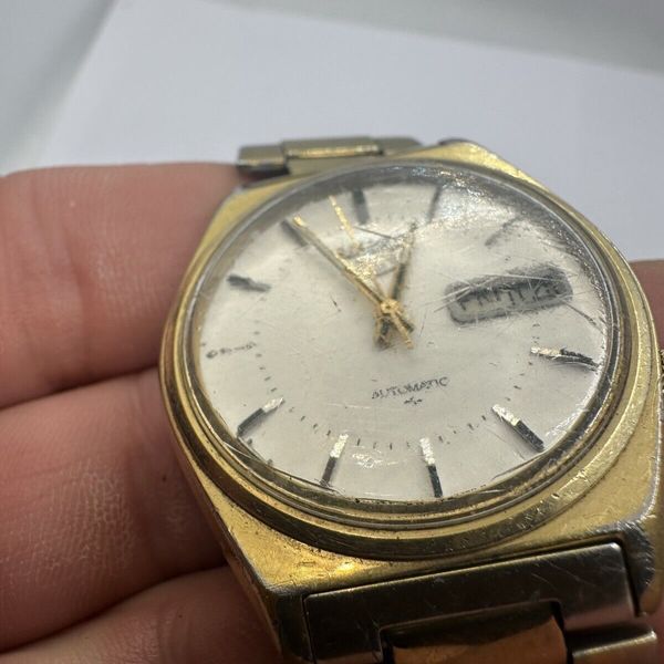 Vintage SEIKO 5 Automatic Day/Date Gold Plated ref.7009-3140 Mens Watch | WatchCharts Marketplace