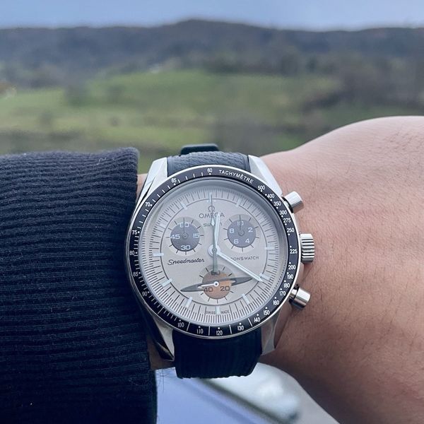 OMEGA x Swatch RARO SATURN MoonSwatch Speedmaster "Caja MetÃ¡lica Mod ...