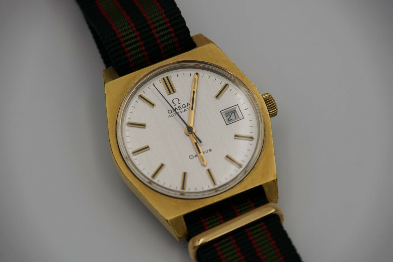 1970's Omega Geneve Automatic Cal.1481 Gold Plated Ref# 1660118 Vintage ...