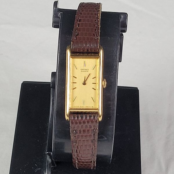 Vintage Seiko 2E20-6120 Gold Tank Woman’s Watch RUNNING | WatchCharts ...