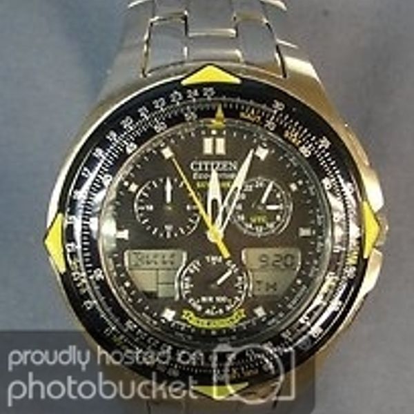 Citizen Skyhawk titanium Eco drive Blue Angels watch( Model JR3090-58L ...