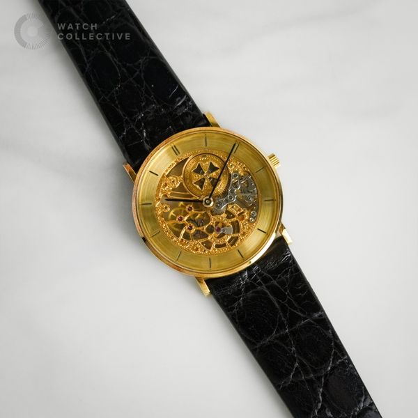 RARE SKELETON????Vacheron Constantin Vintage Round Skeleton 18K Yellow ...