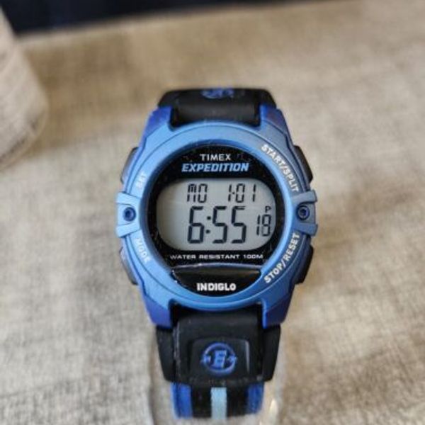 TIMEX EXPEDITION INDIGLO SPORT UNISEX WATCH. NEW BATTERY | WatchCharts Marketplace