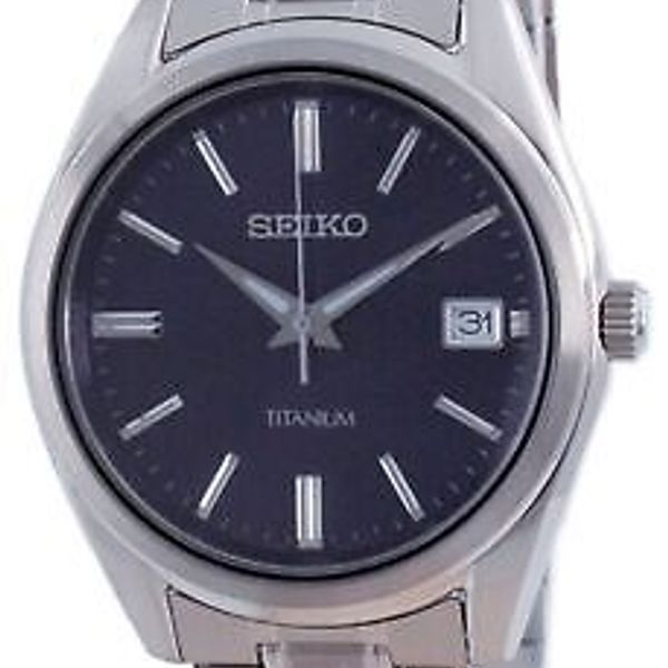 Seiko Discover More Titanium Quartz SUR373 SUR373P1 SUR373P 100M Men's ...