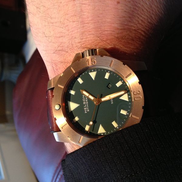 FS: Helson BRONZE Stingray (Watch is SOLD but extra strap/OEM Buckle ...