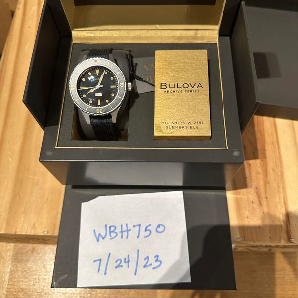 [WTS] (Bulova) (Mil Ships 98A266) (Unworn Full Set Purchased 2021 ...