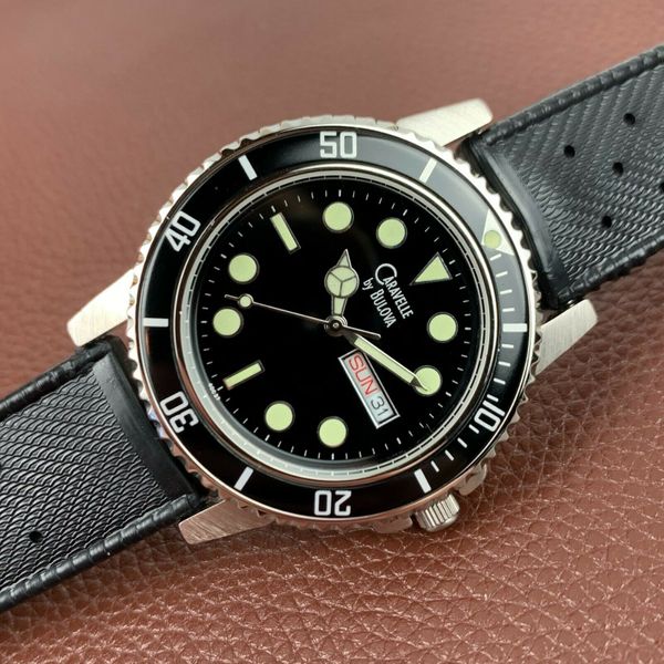 NOS Vintage Caravelle by Bulova Submariner Homage Diver Men's Watch ...