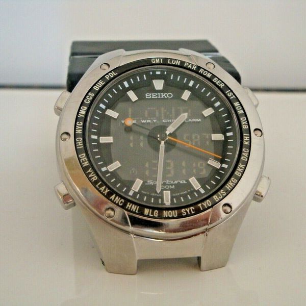 Seiko Sportura digital/analogue. H023-00A0. Gents. World-Time ...