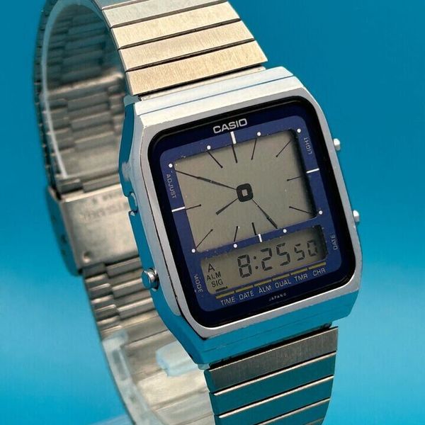 CASIO AE-70 DIGITAL HANDS VINTAGE LCD WATCH FULLY WORKING | WatchCharts ...