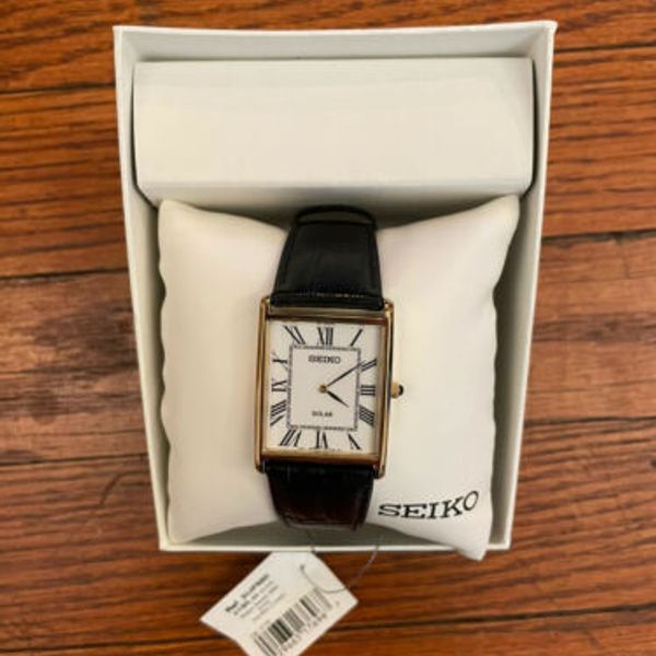 Seiko SUP880 Rectangular Dress Watch | WatchCharts