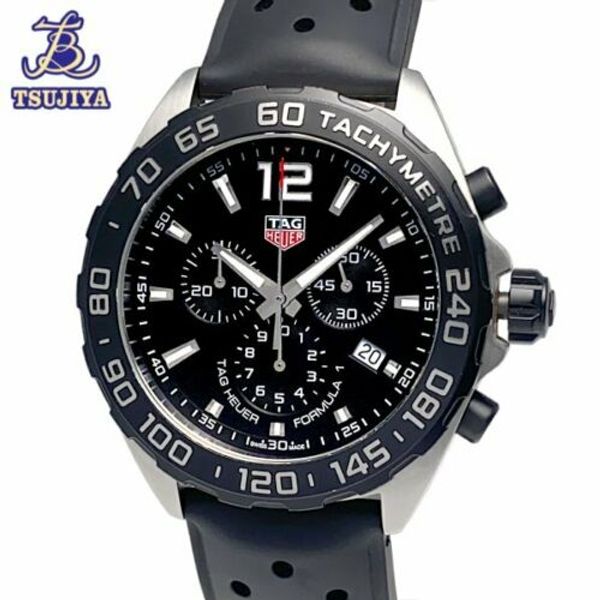 Tag Heuer CAZ1010 FT8024 Chronograph Formula 1 Watch Rubber Strap VG ...