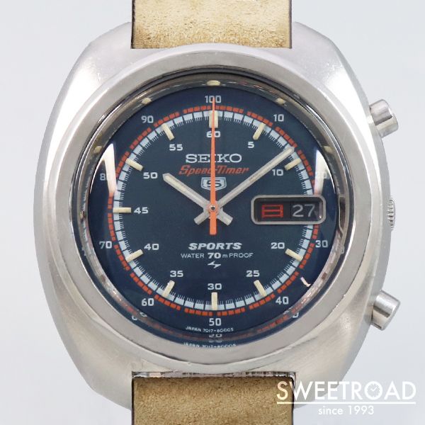 Kawasaki store [Seiko] 5 sports speed timer / Ref.7017-8000 / made in ...