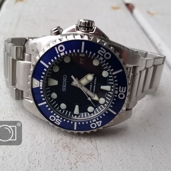 FSOT: Seiko BFK- SKA369 Kinetic Diver- Blue w/ Upgrades/ Mods- EXTRAS ...