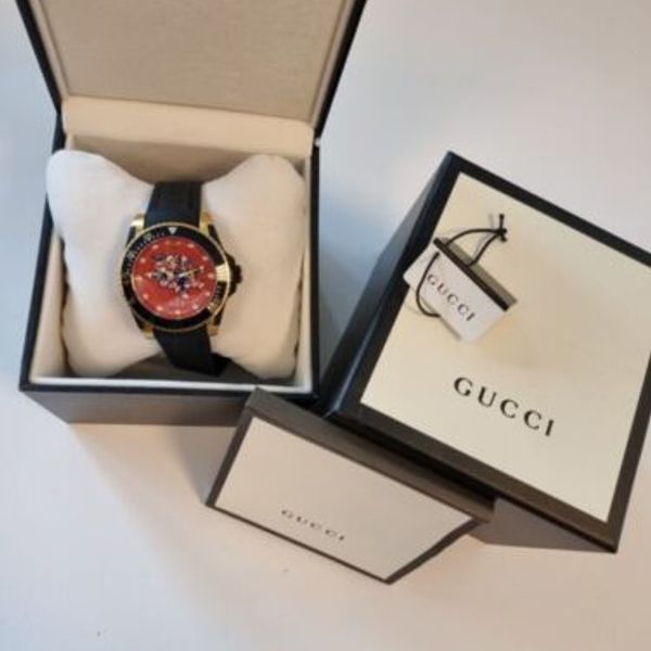 Rare GUCCI DIVE Three Pigs YA136325 | WatchCharts Marketplace