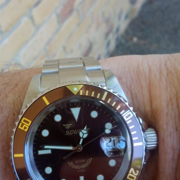 SOLD Squale Atmos 20 Root beer | WatchCharts Marketplace