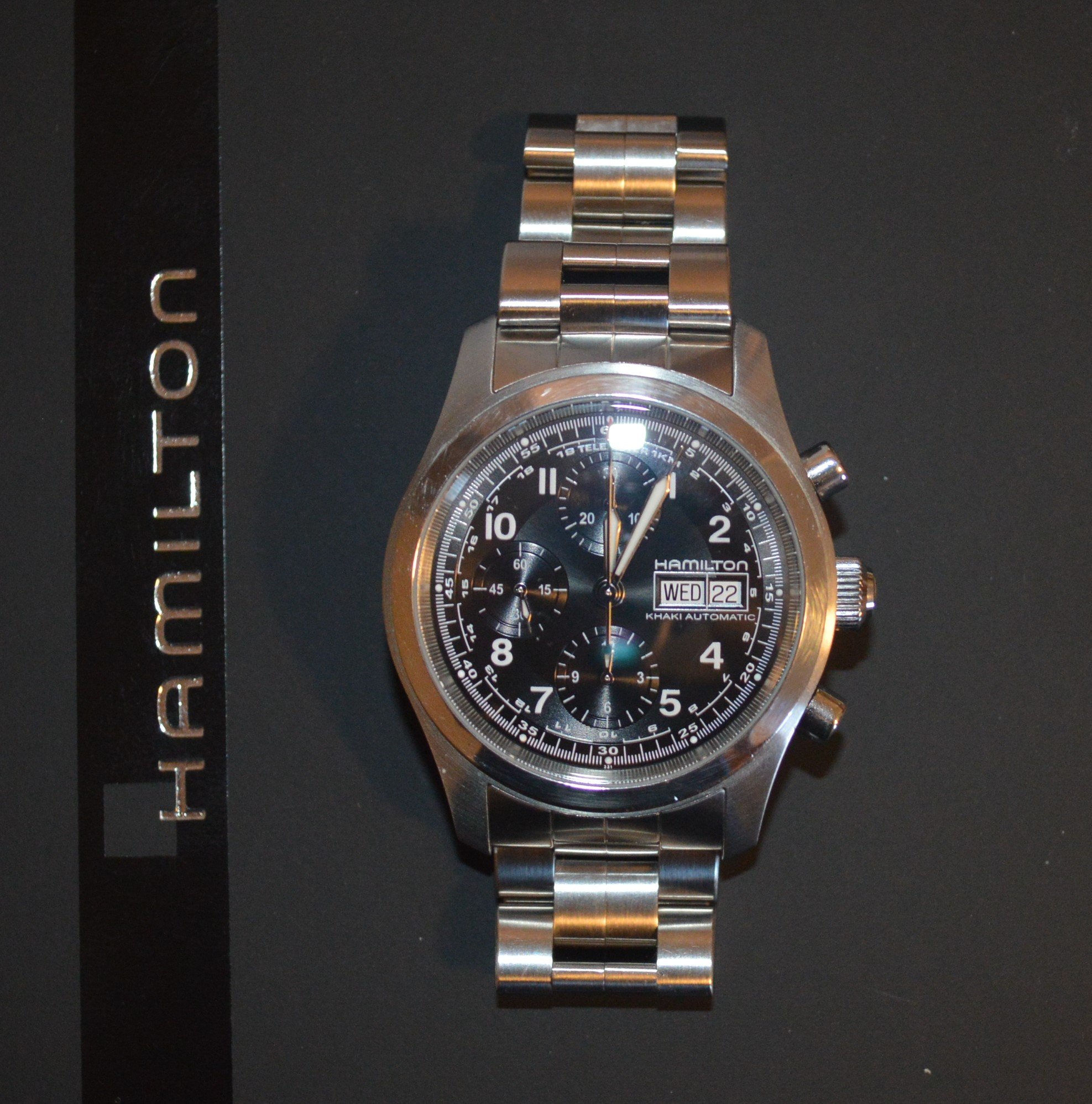 FS: Hamilton Khaki Chrono Auto circa 2009-2013 * 42MM * Valjoux 7750 ...