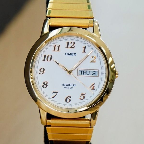 Timex Indiglo Watch WR 30M Day/Date Indicator Wristwatch - Needs ...