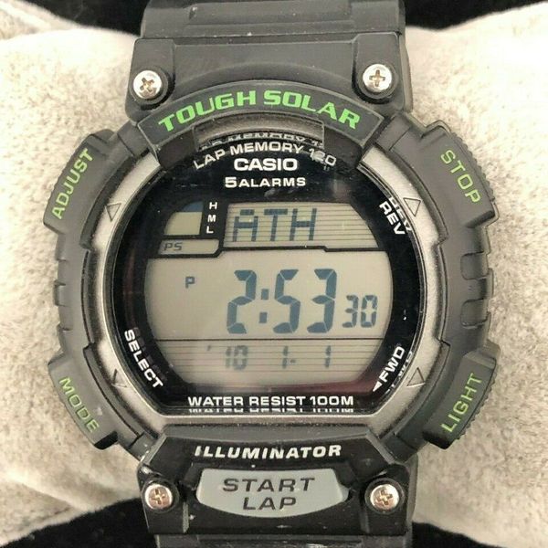 Casio Original STL-S100H Tough Solar Power Digital Watch STL-S100 Grey ...