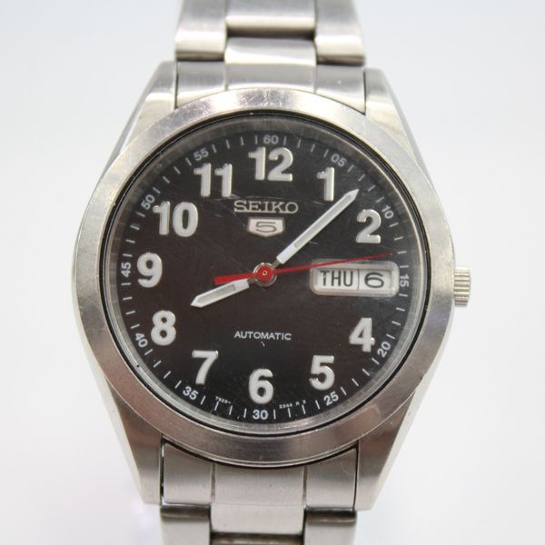 Mens Vintage Seiko 5 Day Date Field Watch Ref. 7S26-0420 Automatic ...